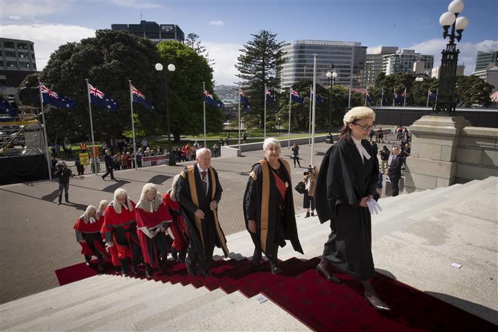 Opening of Parliament — Courts of New Zealand